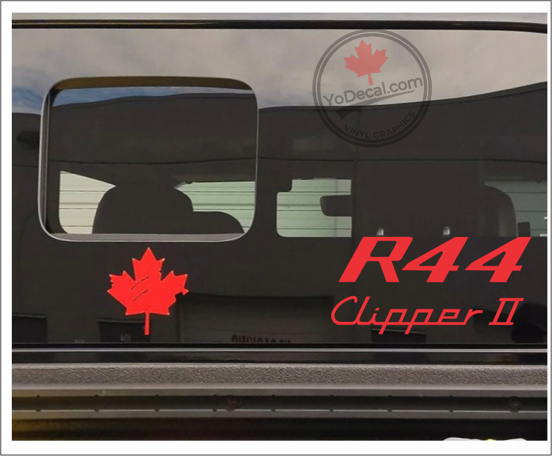 'R44 Clipper II Logo' Premium Vinyl Decal / Sticker – YoDecal.com