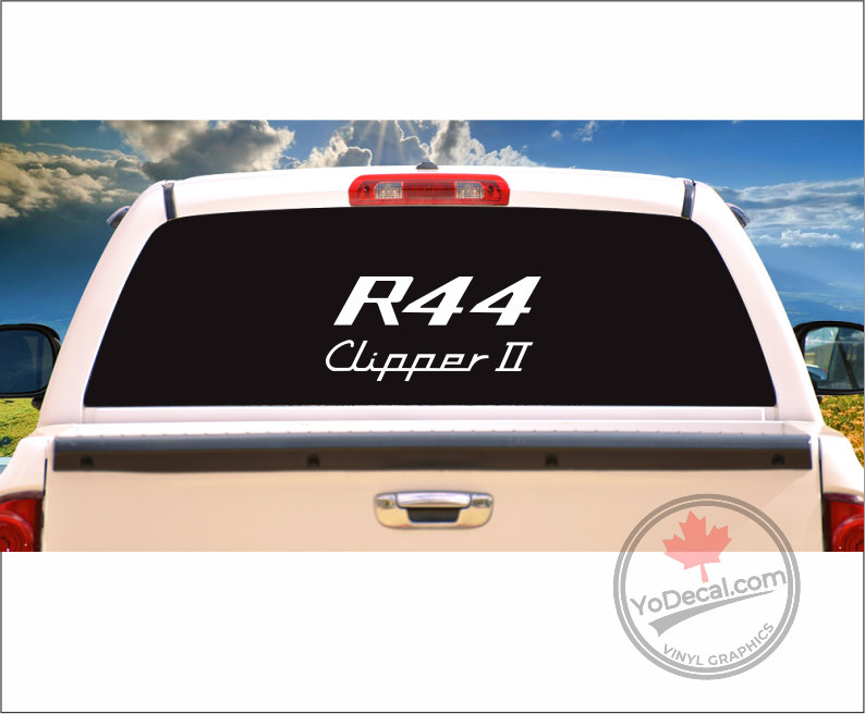 'R44 Clipper II Logo' Premium Vinyl Decal / Sticker – YoDecal.com
