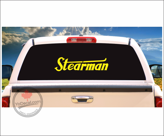 'Stearman Classic Logo' Vinyl Decal Sticker – YoDecal.com