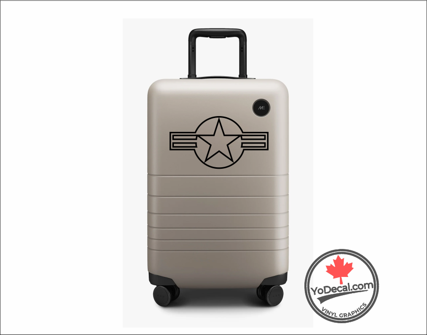 'USAF Alternate Low Visibility Roundel' Premium Vinyl Decal Sticker ...