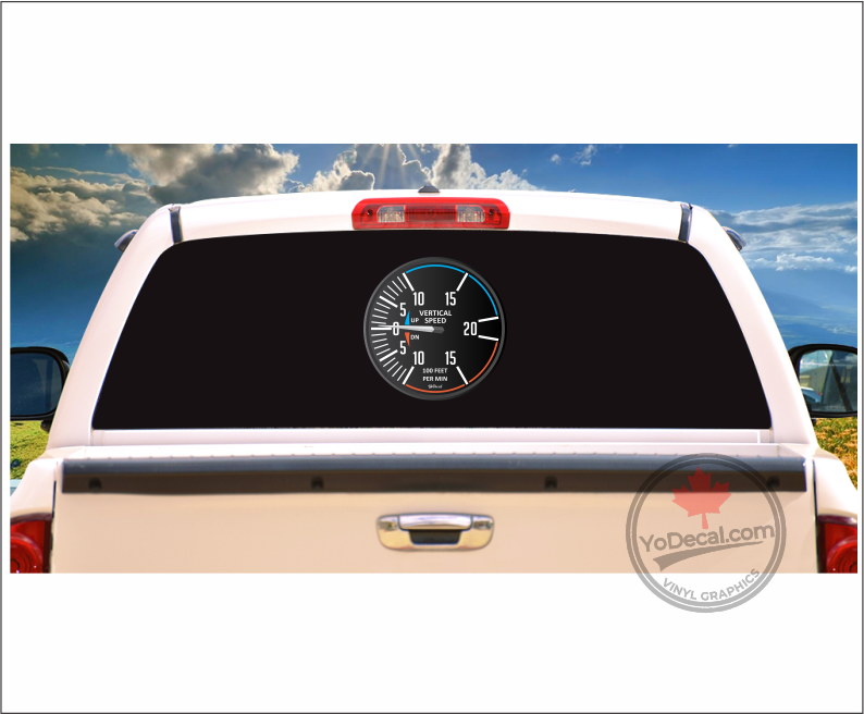'Vertical Speed Indicator Flight Instrument' Vinyl Decal / Sticker ...