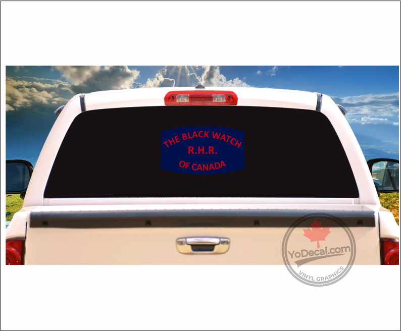 Black Watch WWII Shoulder Flash' Premium Vinyl Decal / Sticker ...