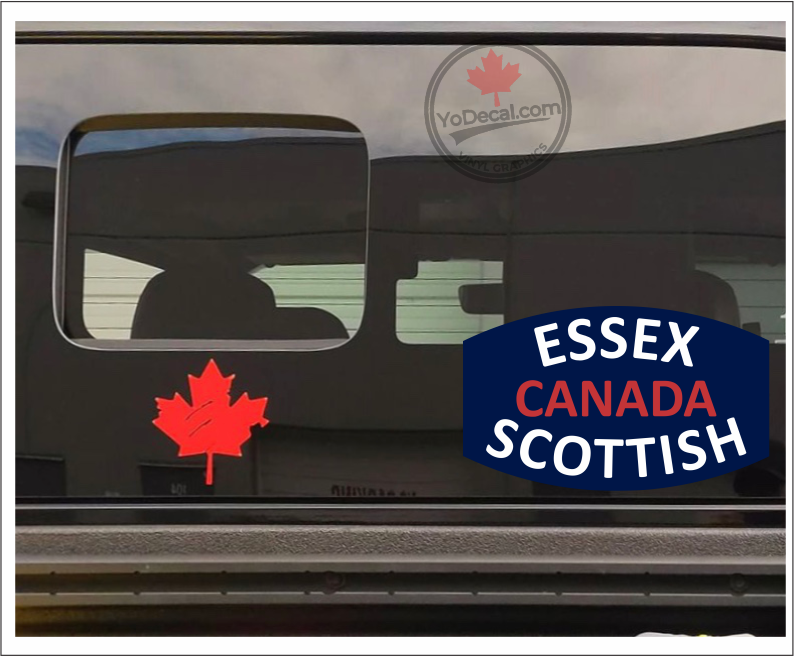 Essex Scottish WWII Shoulder Flash' Premium Vinyl Decal / Sticker ...