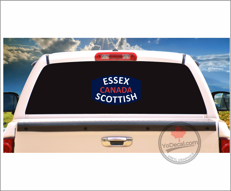 Essex Scottish WWII Shoulder Flash' Premium Vinyl Decal / Sticker ...