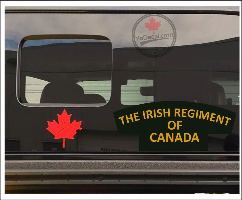 Irish Regiment WWII Shoulder Flash' Premium Vinyl Decal / Sticker ...