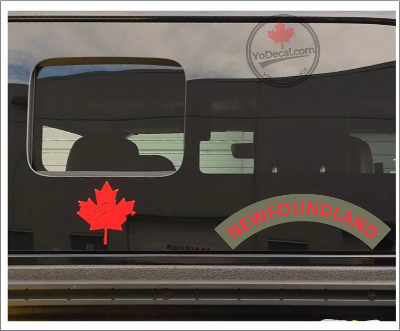 'Newfoundland' WWII Shoulder Flash Premium Vinyl Decal / Sticker ...