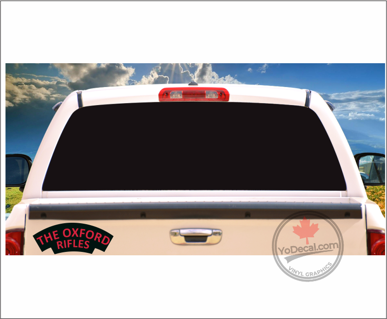 Oxford Rifles WWII Shoulder Flash' Premium Vinyl Decal / Sticker ...