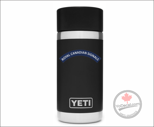 'Royal Canadian Signals' WWII Shoulder Flash Premium Vinyl Decal / Sti ...
