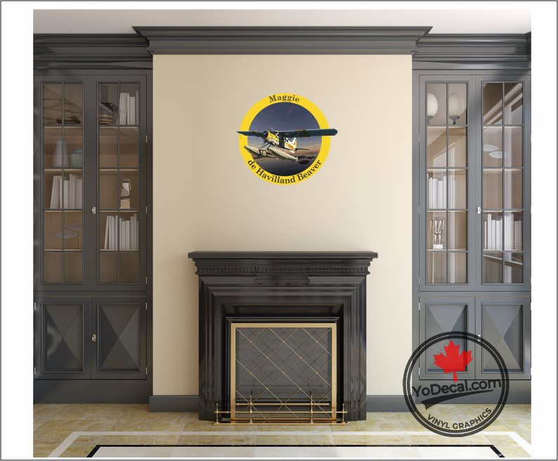 'Maggie de Havilland Beaver N900KA' Premium Vinyl Decal / Sticker ...
