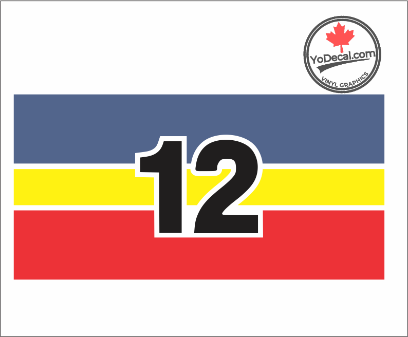 '12 Service Battalion Flag' Premium Vinyl Decal / Sticker – YoDecal.com