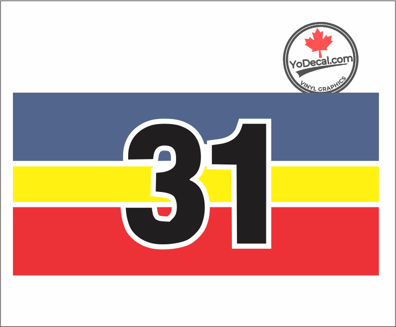 '31 Service Battalion Flag' Premium Vinyl Decal / Sticker – YoDecal.com