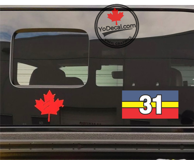 '31 Service Battalion Flag' Premium Vinyl Decal / Sticker – YoDecal.com