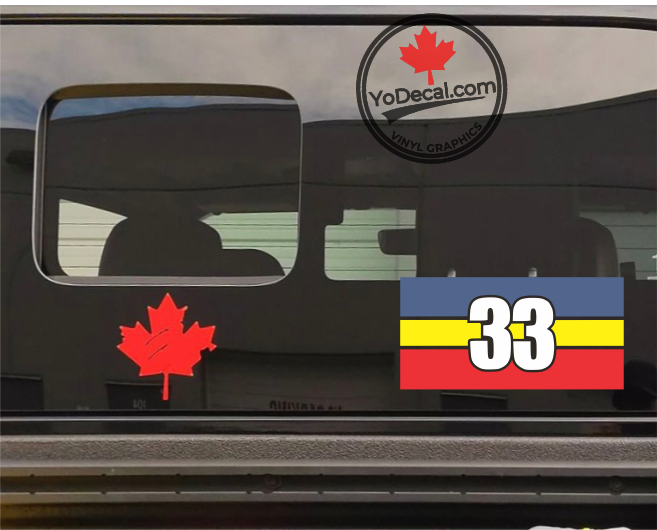 '33 Service Battalion Flag' Premium Vinyl Decal / Sticker – YoDecal.com
