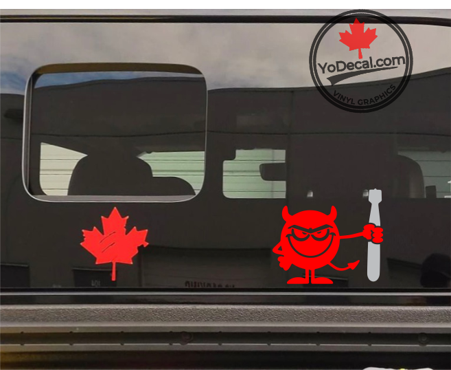 'Devil About to Drop Torpedo' Premium Vinyl Decal / Sticker – YoDecal.com