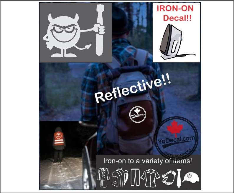 'Devil About to Drop Torpedo' Premium Vinyl Decal / Sticker – YoDecal.com