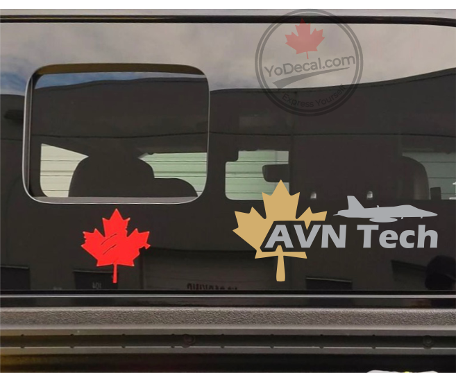 'AVN Tech' Premium Vinyl Decal / Sticker – YoDecal.com