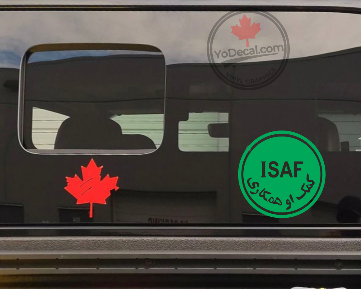 'Afghanistan ISAF' Premium Vinyl Decal / Sticker – YoDecal.com