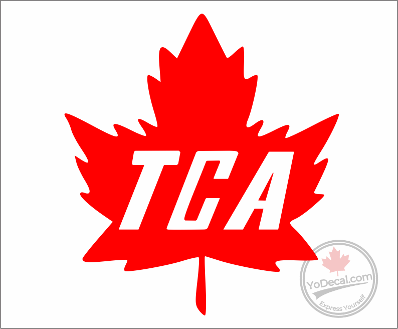 'Trans Canada Airlines (TCA) Tribute' Premium Vinyl Decal / Sticker ...