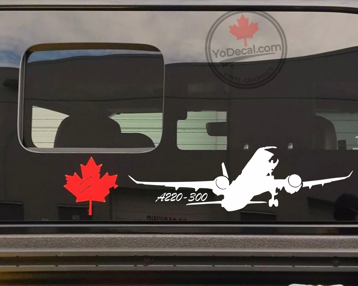 'Airbus A220-300' Premium Vinyl Decal / Sticker – YoDecal.com