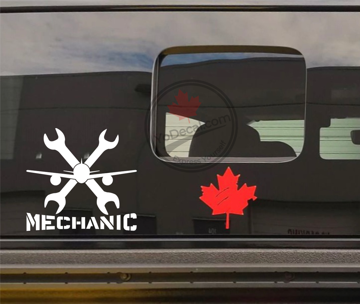 'Aircraft Mechanic Cross Wrenches' Vinyl Decal – YoDecal.com