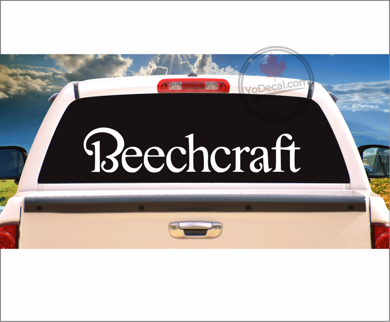 'Beechcraft Tribute' Premium Vinyl Decal / Sticker – YoDecal.com