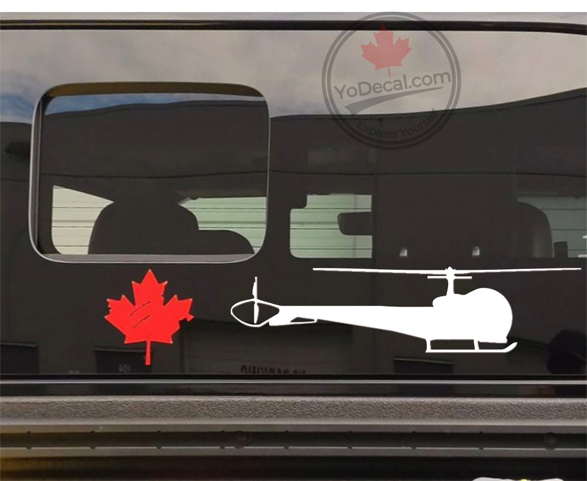'Bell 47G Helicopter' Premium Vinyl Decal – YoDecal.com