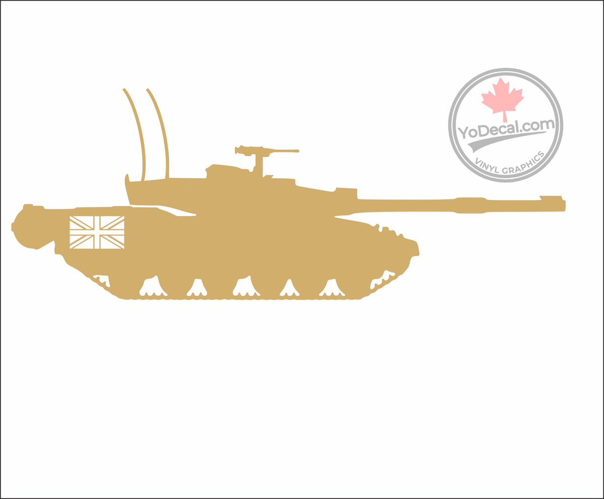 'British Challenger 2 Main Battle Tank' Premium Vinyl Decal / Sticker ...