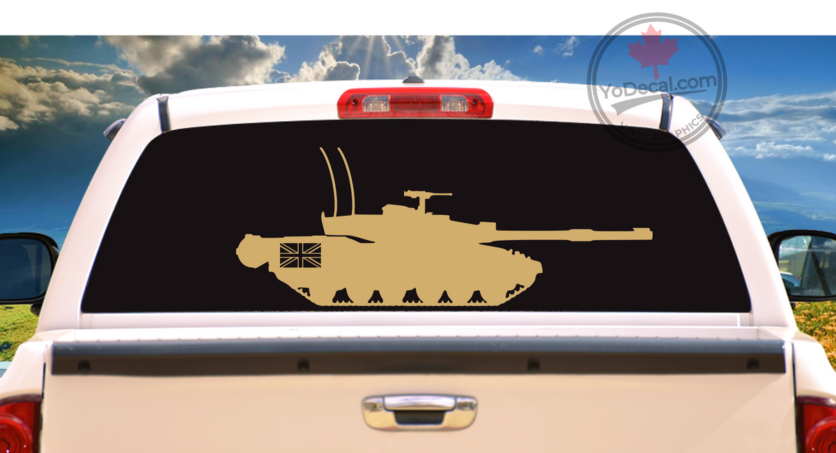 'British Challenger 2 Main Battle Tank' Premium Vinyl Decal / Sticker ...