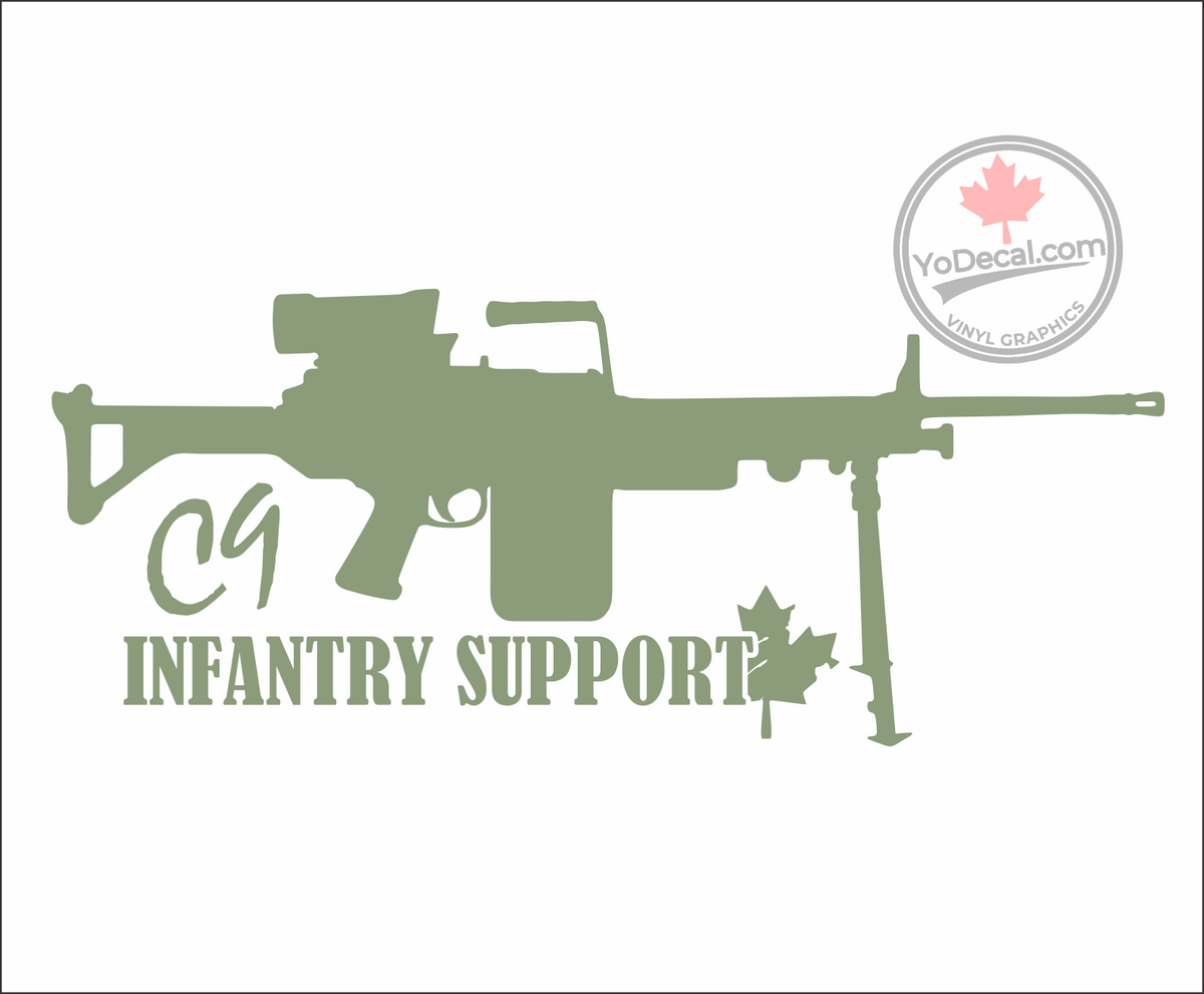 'C9 LMG Infantry Support' Premium Vinyl Decal / Sticker – YoDecal.com