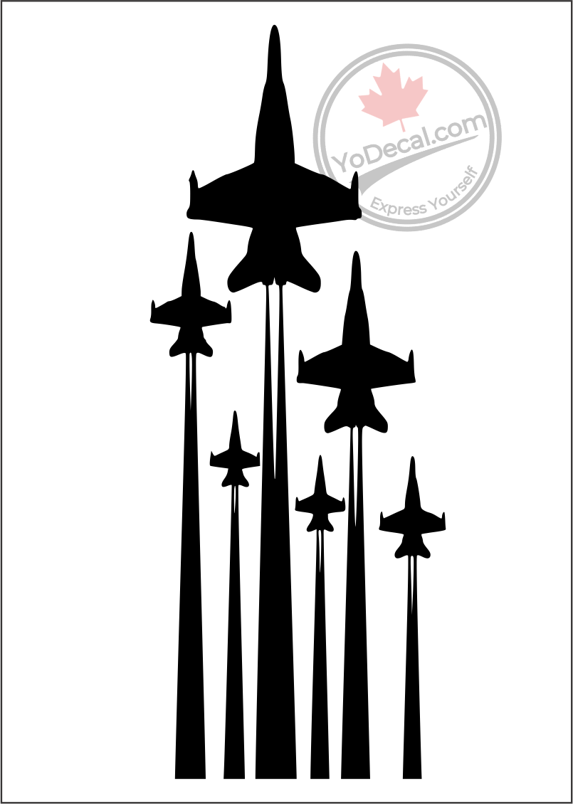 'CF-18 Hornet Squadron' Premium Vinyl Decal – YoDecal.com