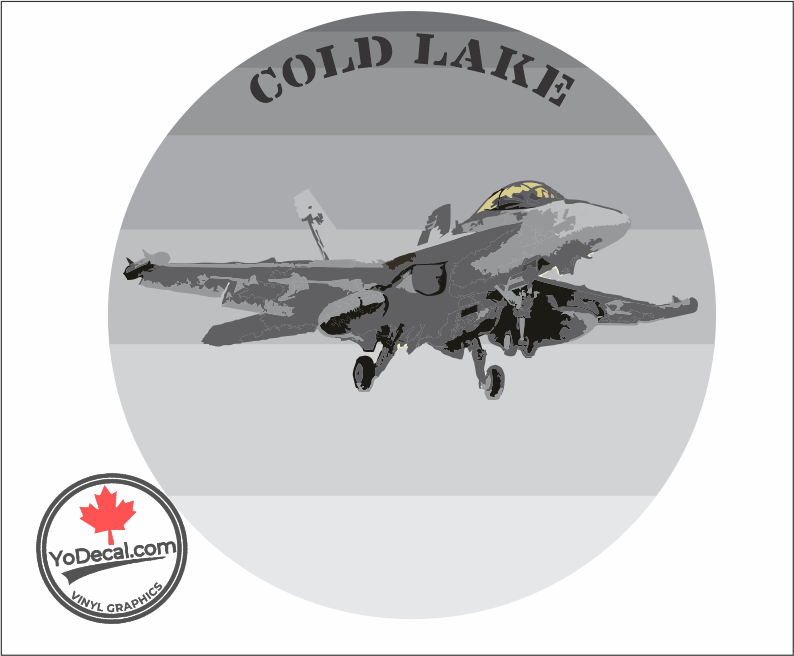 'Cold Lake' Vinyl Decal – YoDecal.com
