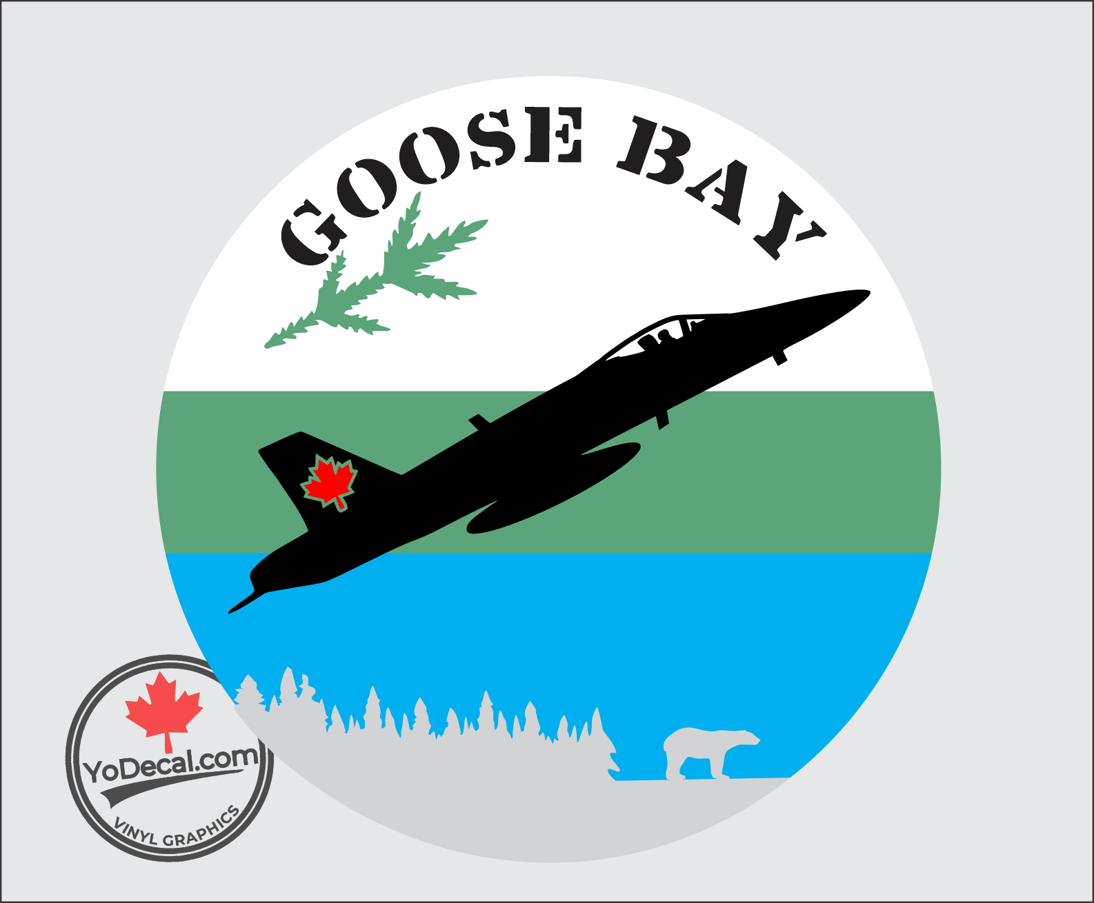 'CFB Goose Bay' Vinyl Decal – YoDecal.com