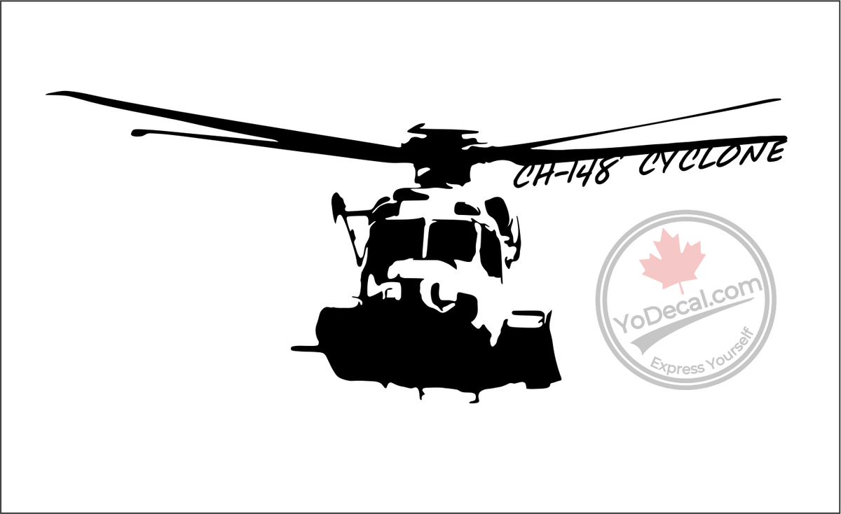 'CH-148 Cyclone' - Premium Vinyl Decal – YoDecal.com