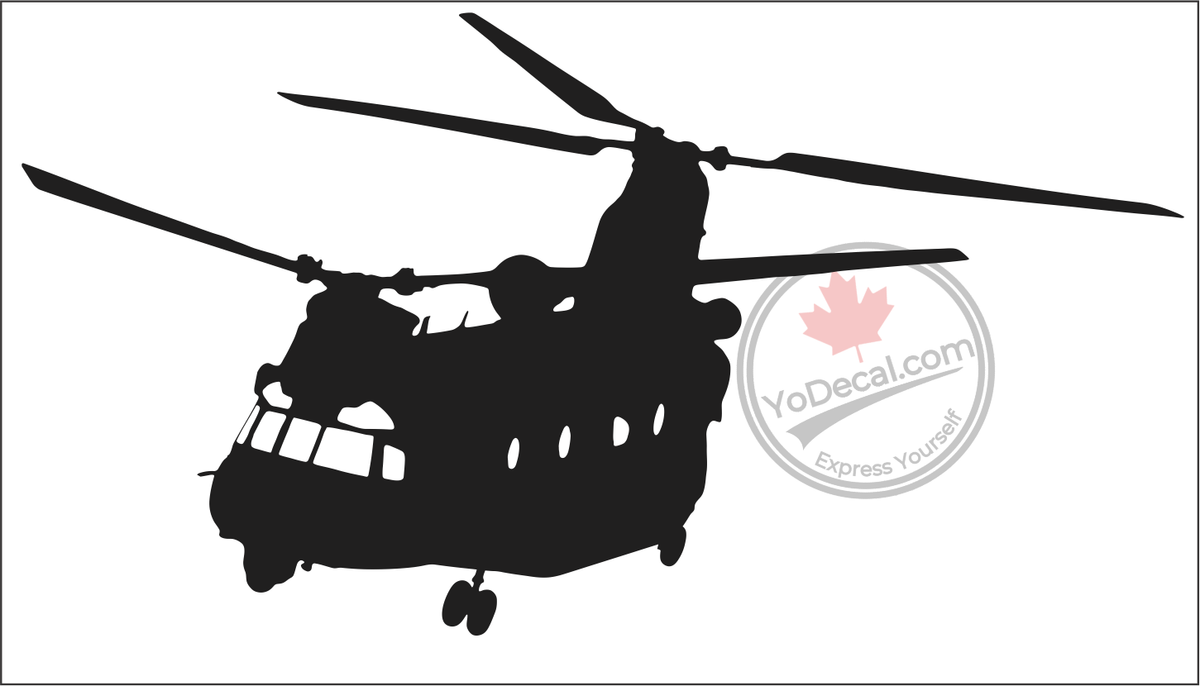 'CH-147 Chinook' - Premium Vinyl Decal – YoDecal.com