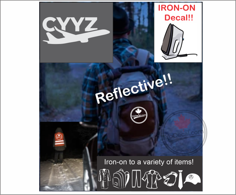 'CYYZ Toronto Pearson Airport' Premium Vinyl Decal / Sticker – YoDecal.com