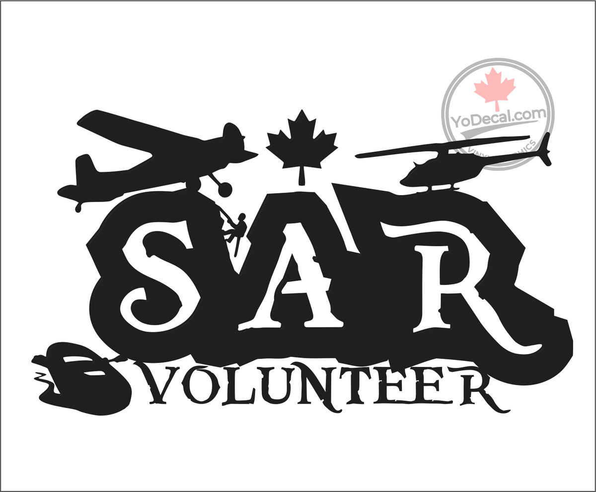 'Search & Rescue (SAR) Volunteer' Premium Vinyl Decal – YoDecal.com