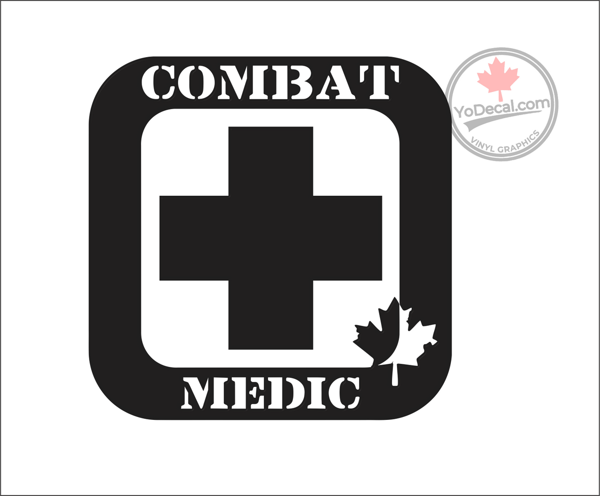 'Combat Medic' Premium Vinyl Decal – YoDecal.com