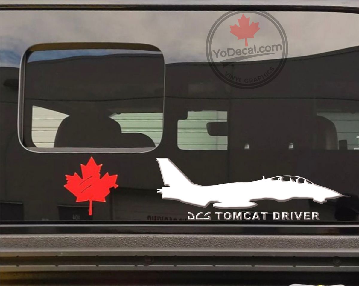 'DCS Tomcat Driver' Premium Vinyl Decal / Sticker – YoDecal.com
