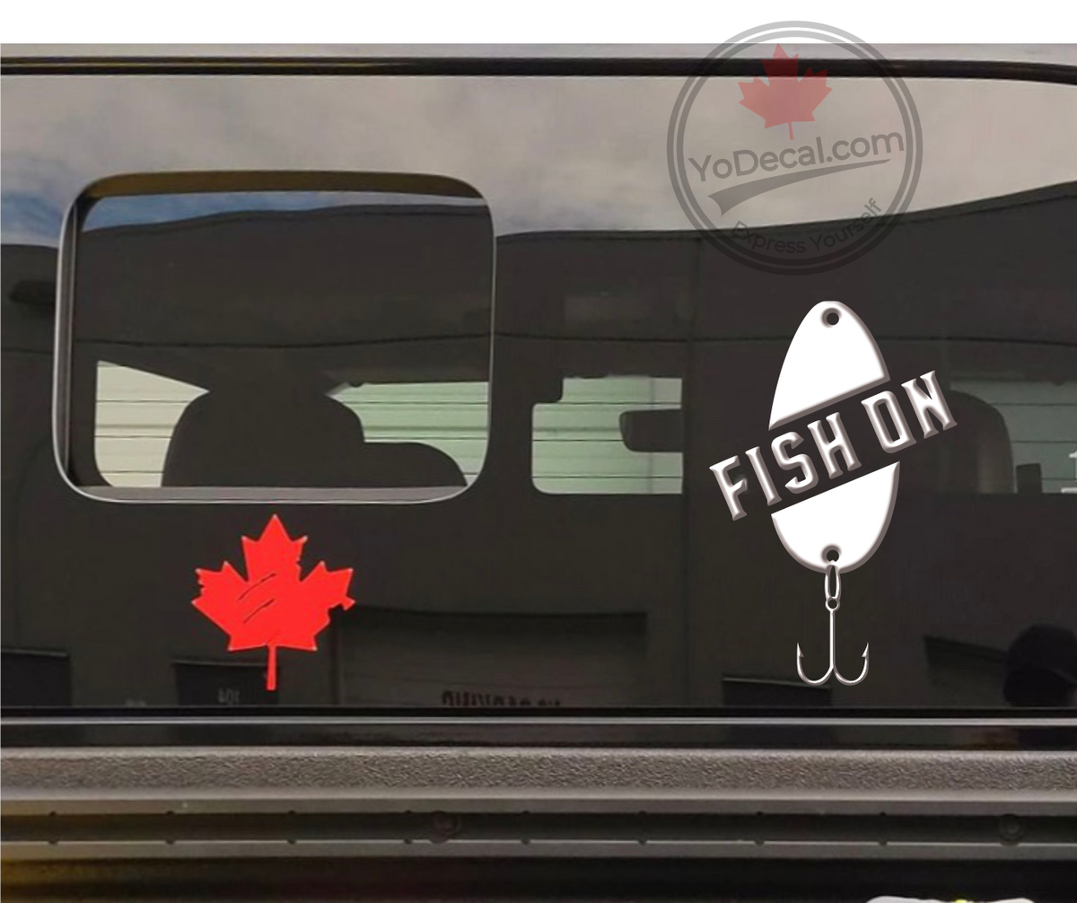 'Fish On' Premium Vinyl Decal / Sticker – YoDecal.com