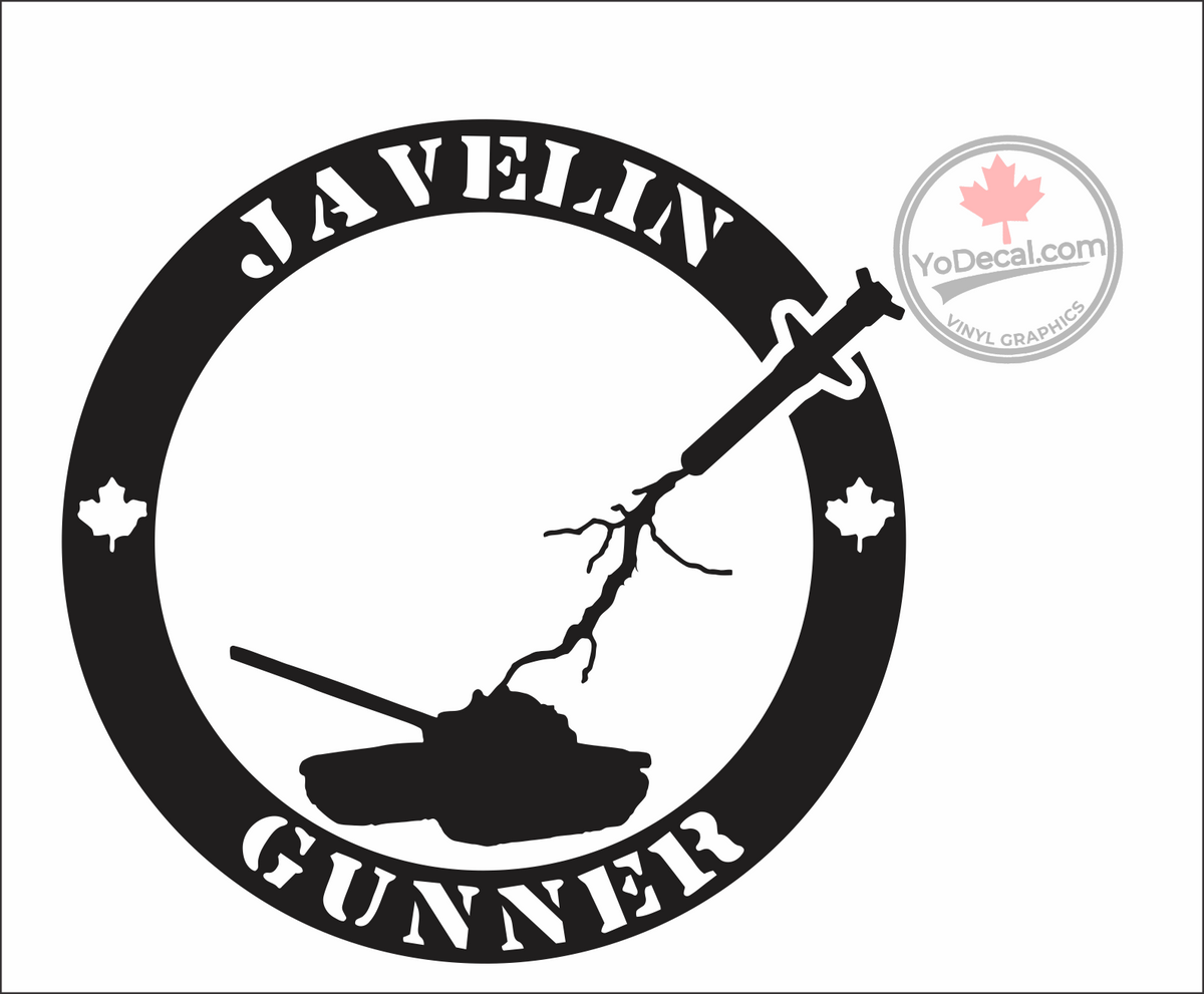 'Javelin Gunner' Premium Vinyl Decal / Sticker – YoDecal.com