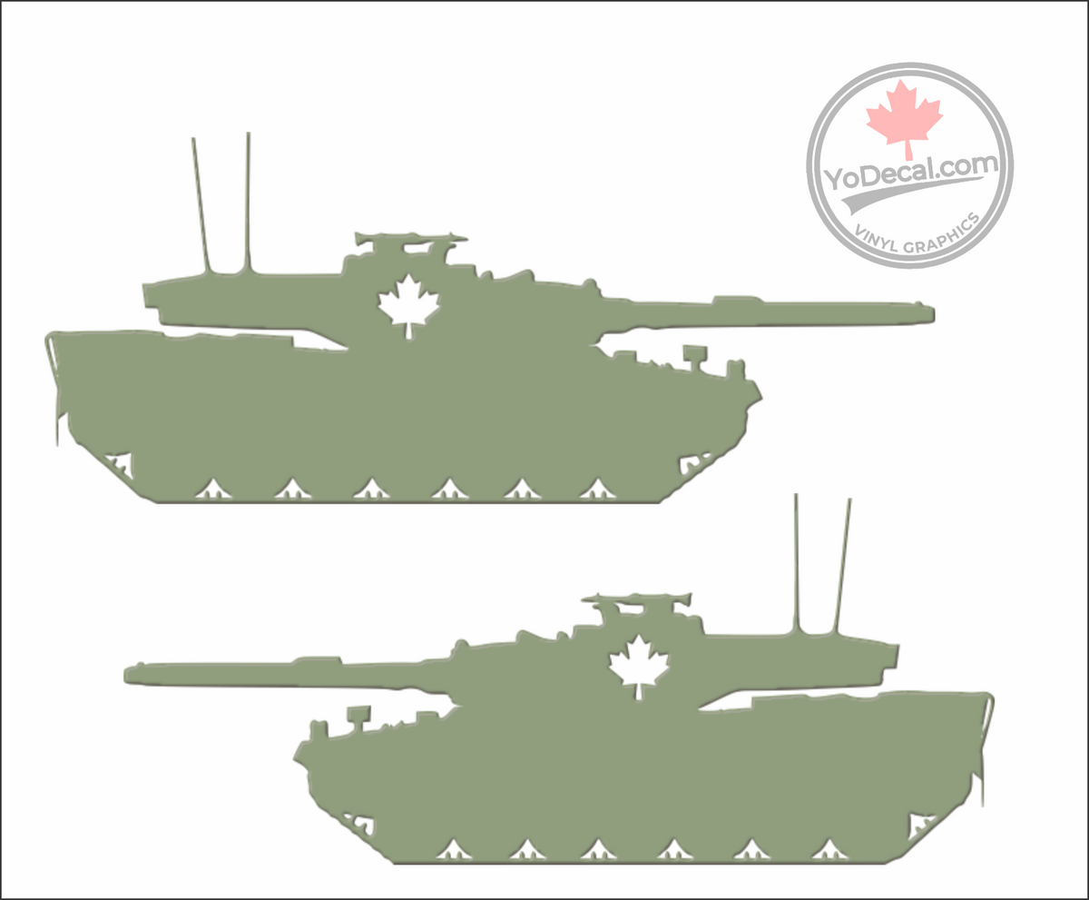 'Leopard 2A4M Canadian Main Battle Tank' Vinyl Decal – YoDecal.com