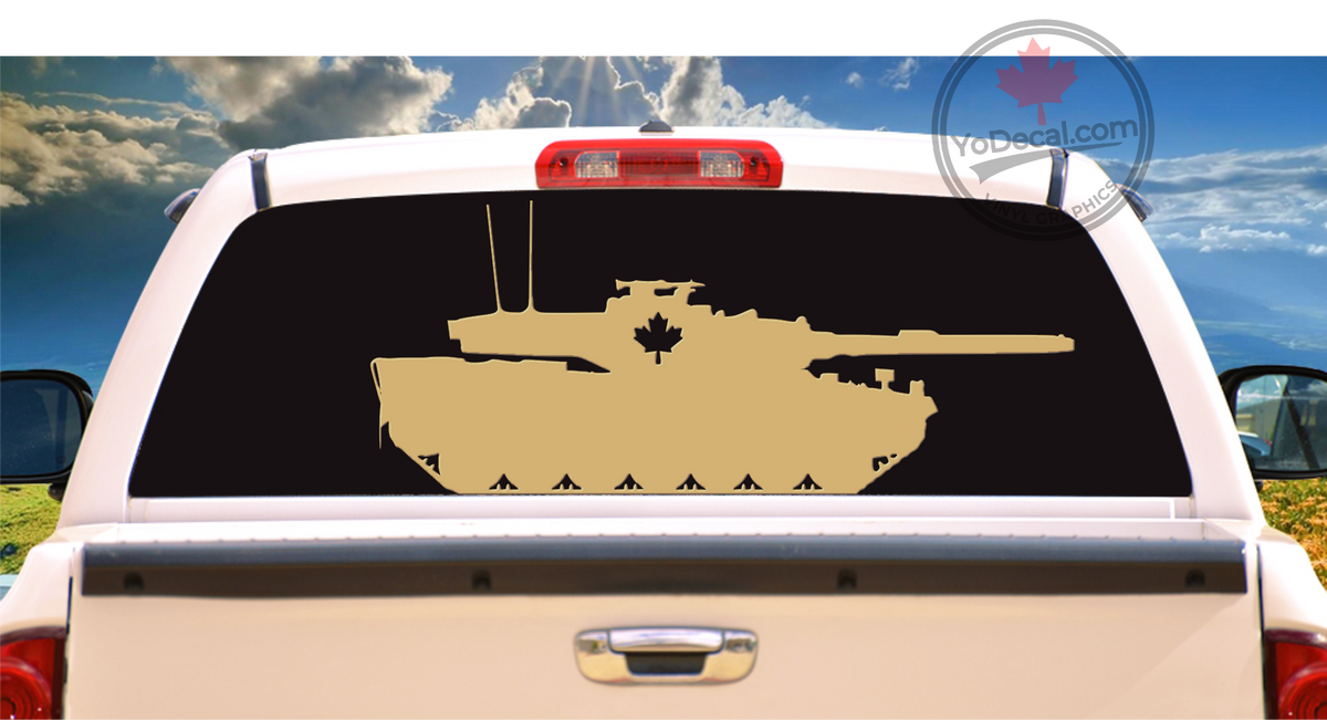 'Leopard 2A4M Canadian Main Battle Tank' Vinyl Decal – YoDecal.com