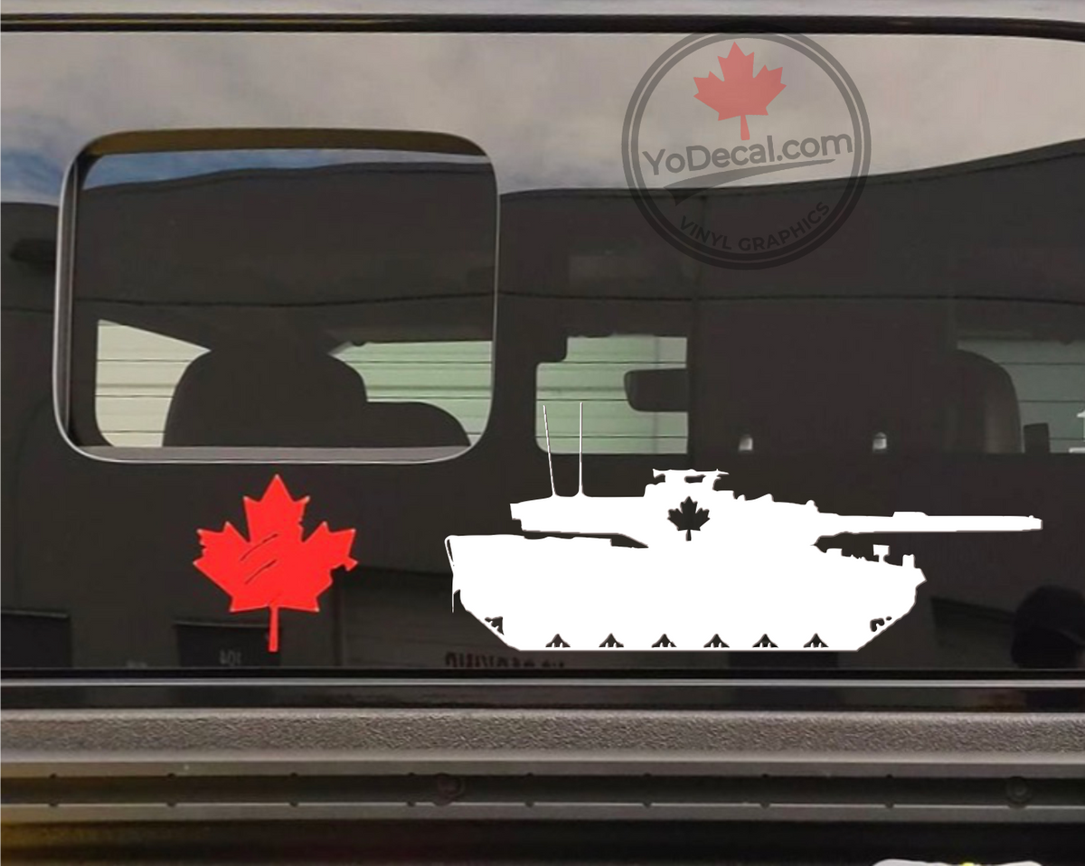 'Leopard 2A4M Canadian Main Battle Tank' Vinyl Decal – YoDecal.com