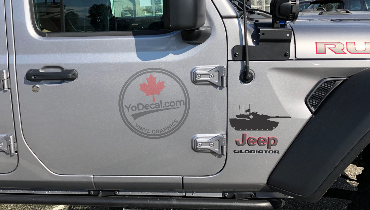 'Leopard 2A6M Canadian Main Battle Tank' Vinyl Decal – YoDecal.com