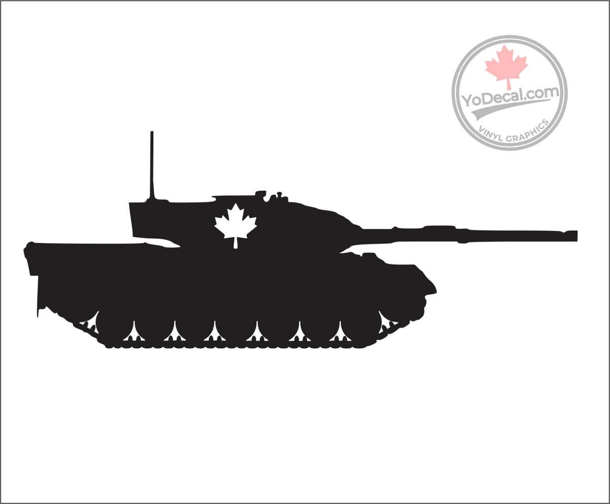 'Leopard C1 Canadian Main Battle Tank' Vinyl Decal – YoDecal.com