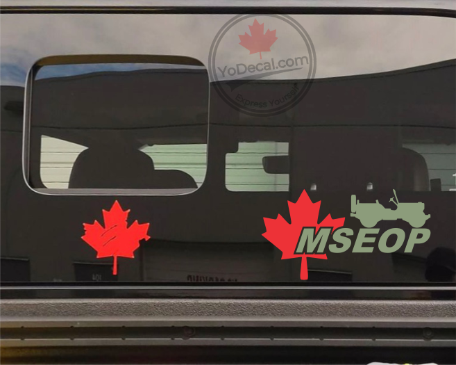 'MSEOP with Maple Leaf & M38' Premium Vinyl Decal / Sticker – YoDecal.com