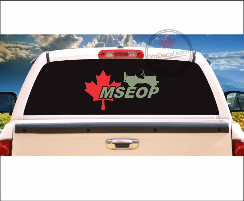 'MSEOP with Maple Leaf & M38' Premium Vinyl Decal / Sticker – YoDecal.com
