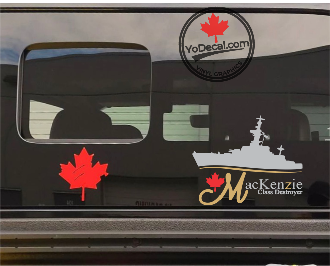 'MacKenzie-Class Destroyer' Premium Vinyl Decal / Sticker – YoDecal.com