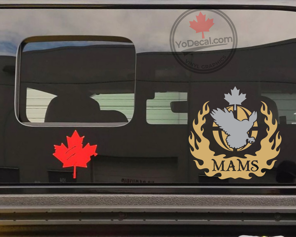 'Mobile Air Movements Section MAMS Tribute' Premium Vinyl Decal / Stic ...