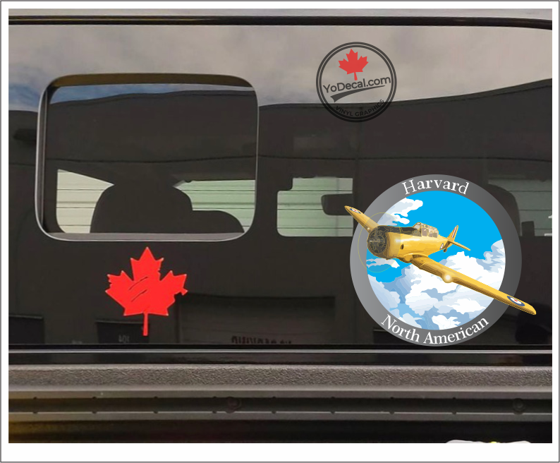 'North American Harvard' Premium Vinyl Decal / Sticker – YoDecal.com